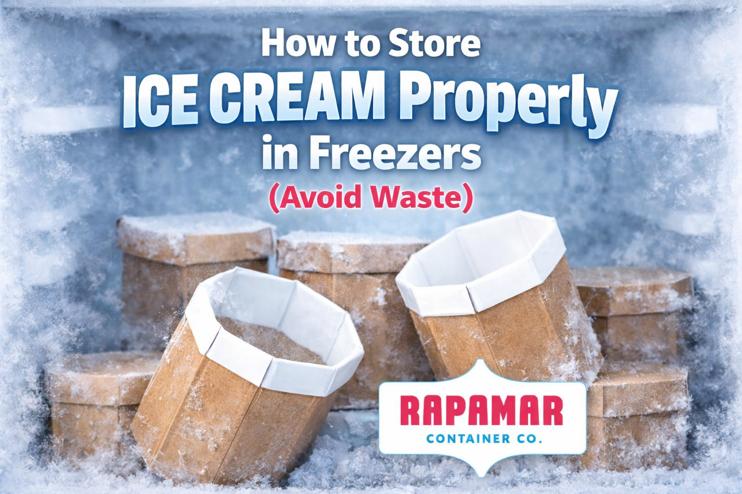 How to Store Ice Cream Properly in Freezers (Avoid Waste) – Rapamar ...