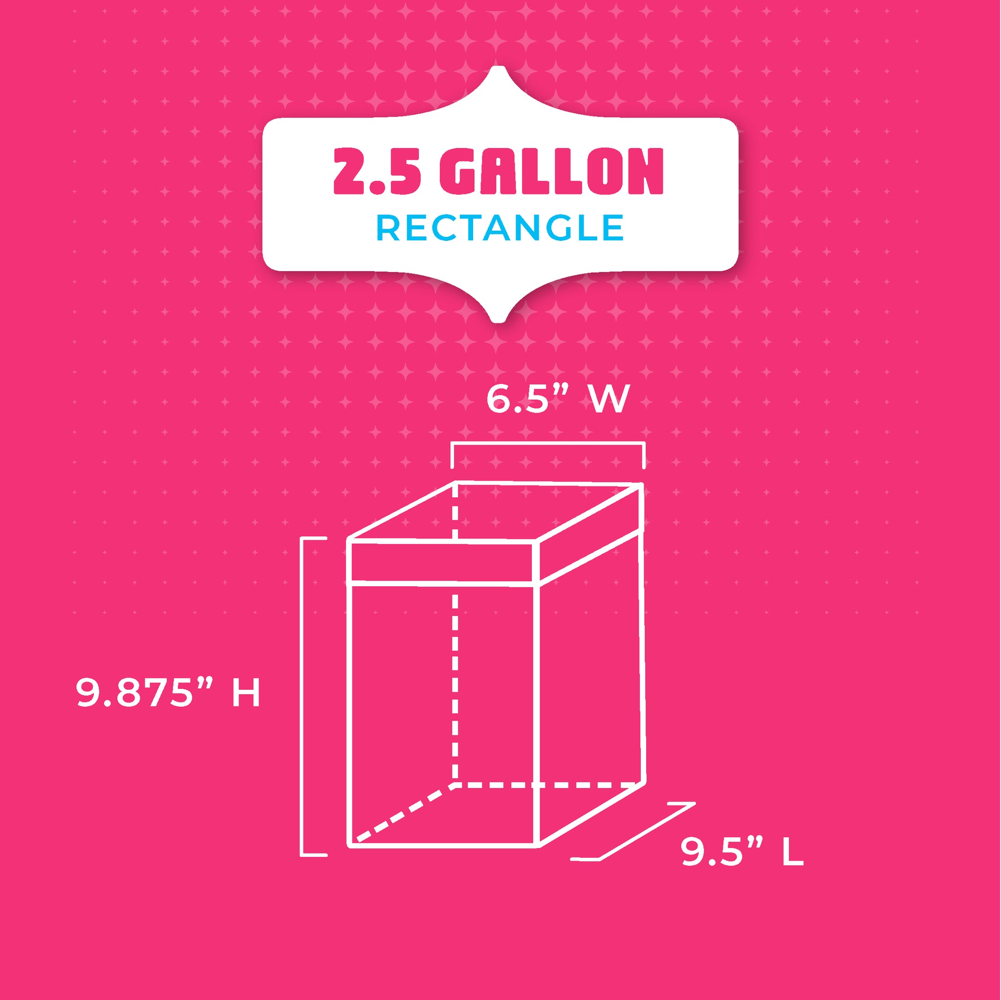 2.5 Gallon Rectangle Container – Rapamar Container Company